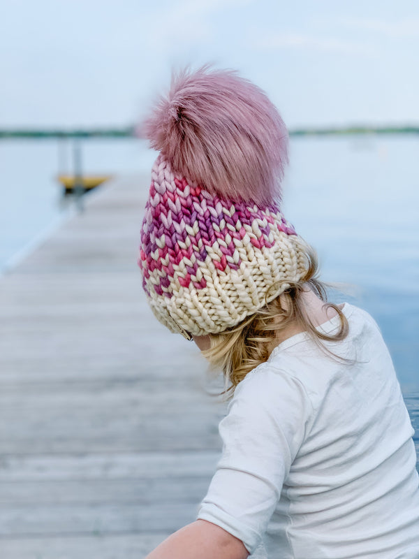 Knitting Pattern: Sunrise Hat – Woolly Bear Knits
